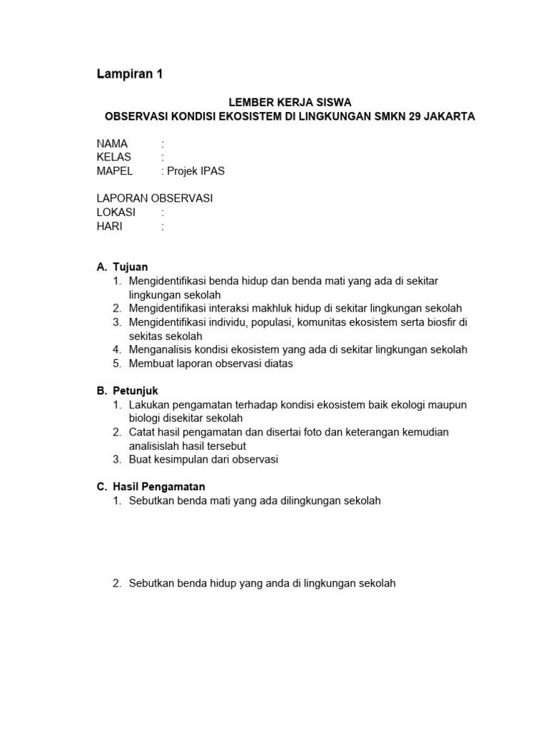 Lampiran Bab 1 | PDF