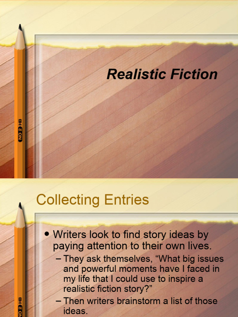 Realistic Fiction | PDF