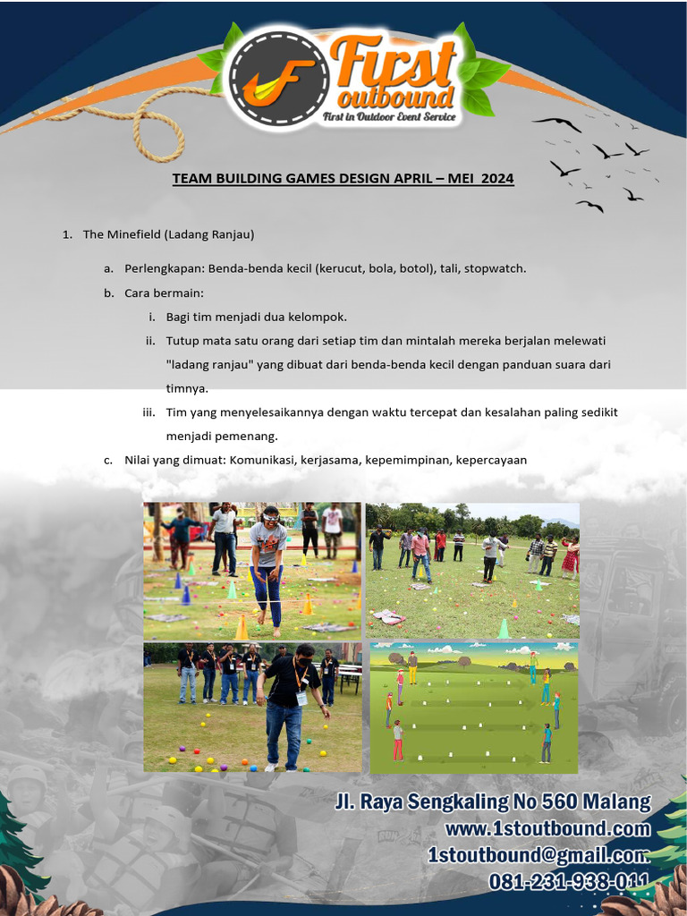 Permainan Team Building Kreatif 2024 | PDF
