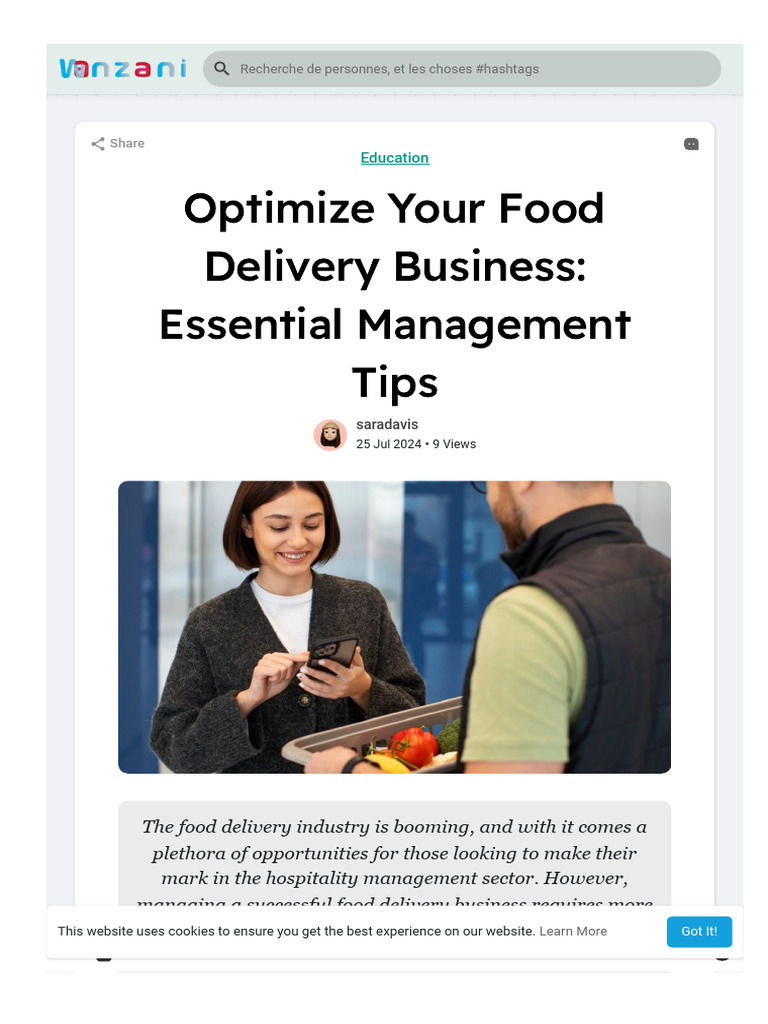 Optimize Food Delivery Business | PDF | Incentive | Customer Service