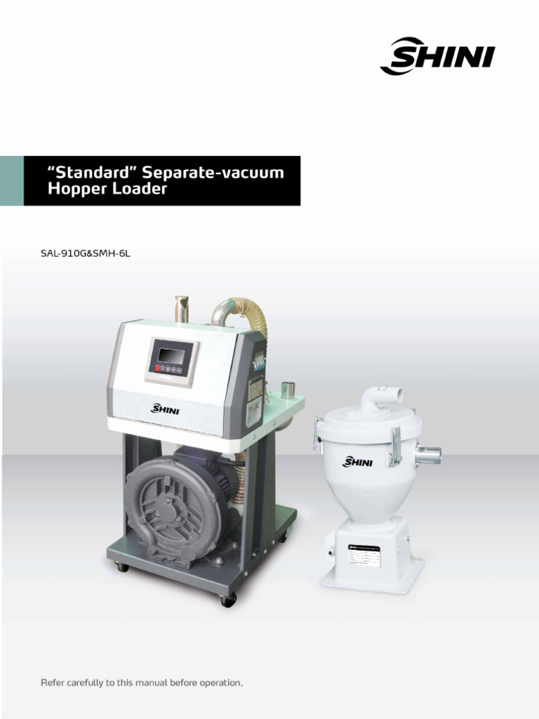 "Standard" Separate Vacuum Hopper Loaders - SAL G | PDF