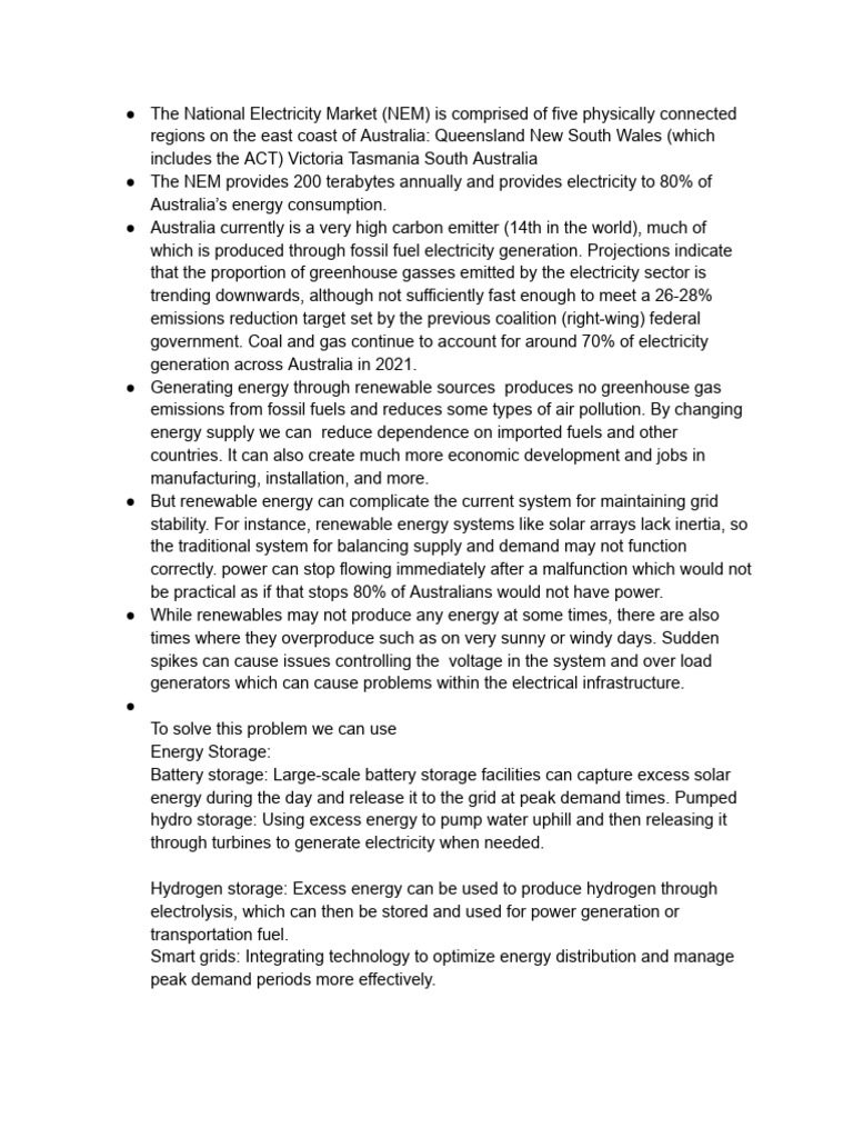 Science Reasearch Task | PDF | Energy Storage | Renewable Energy
