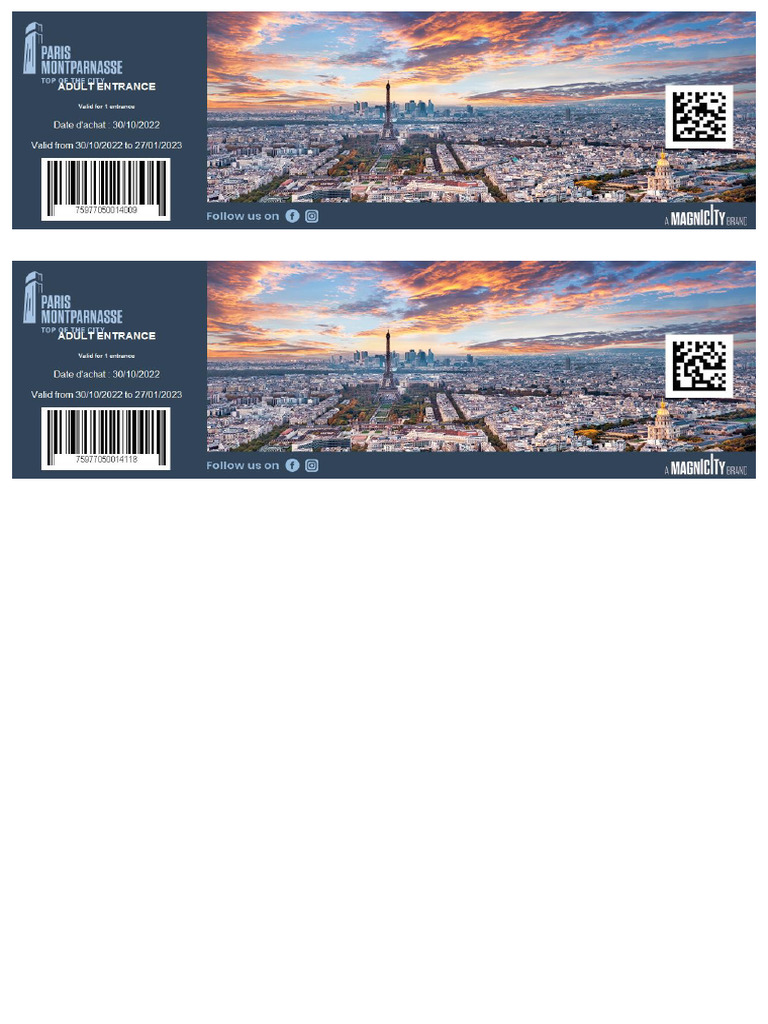 Tickets 1 1 | PDF