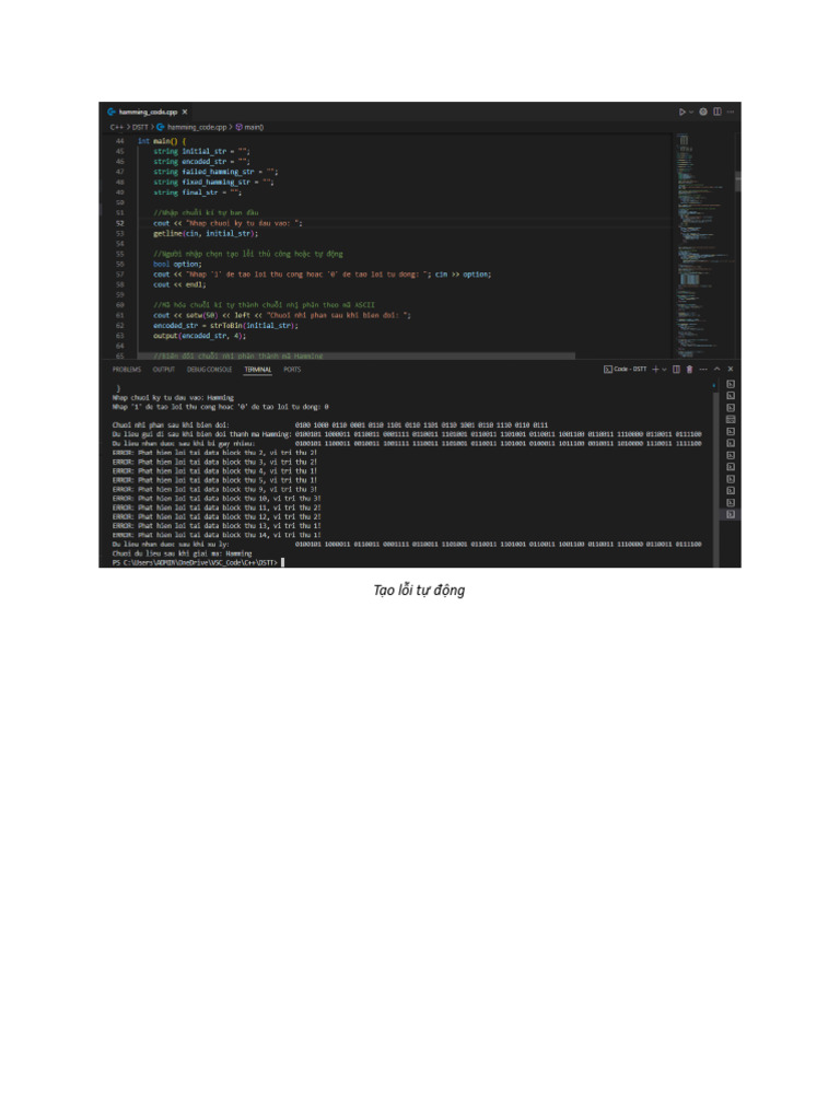 Hamming Code Report | PDF