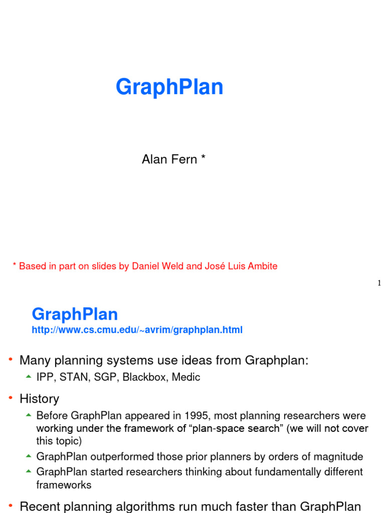 Graphplan | PDF | Theoretical Computer Science | Applied Mathematics
