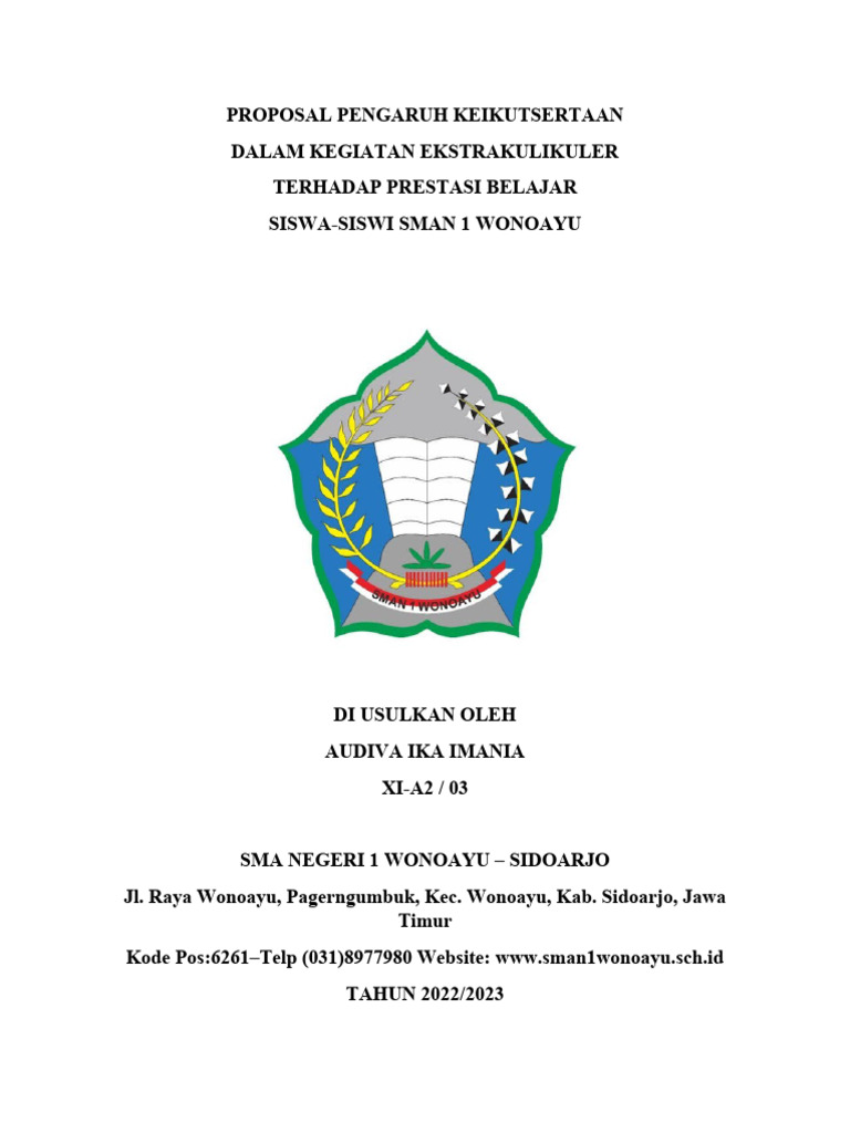 Proposal Bindo-Audiva Ika Imania | PDF