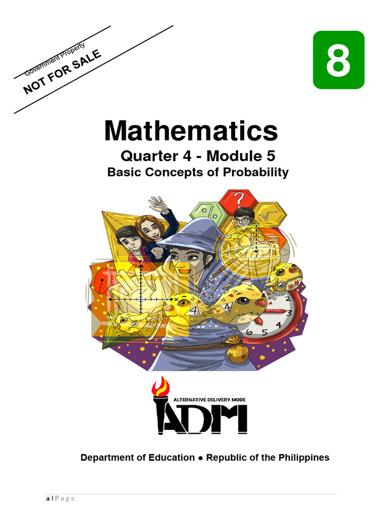 Mathematics8 q4 Mod5 BasicConceptsOfProbability v4 | PDF | Probability | Odds