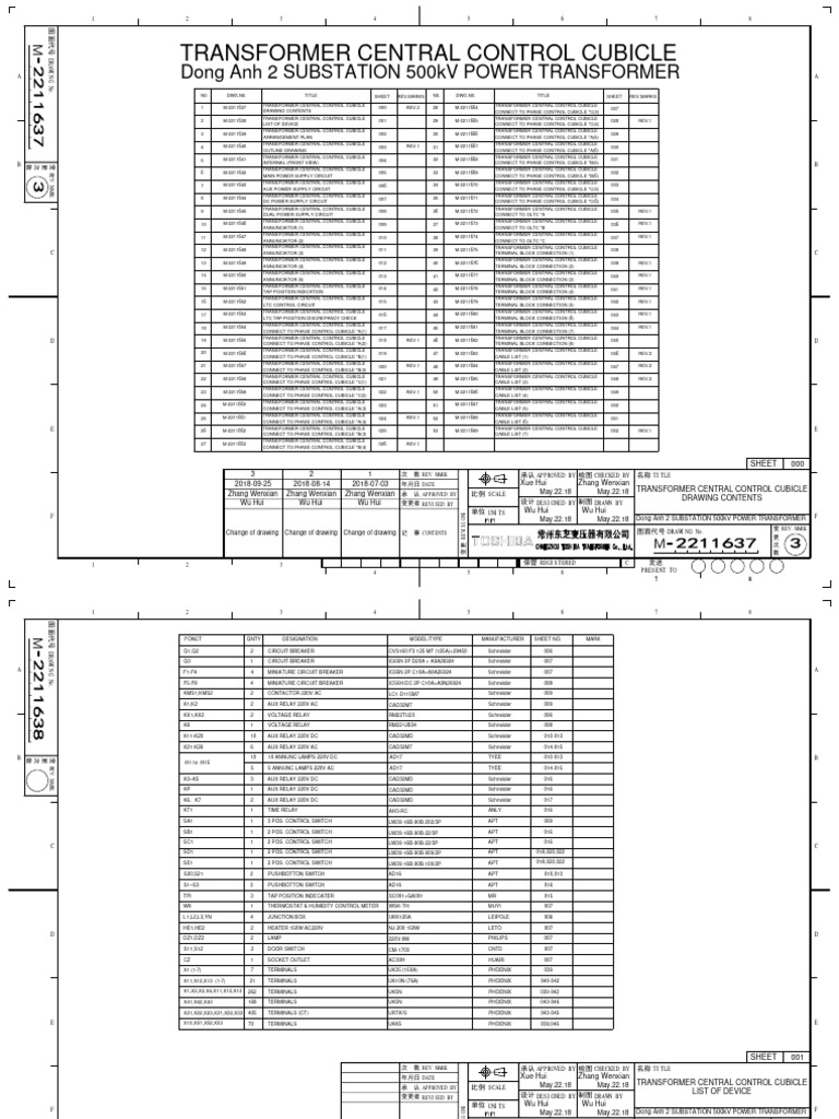 2. Tủ Điều Khiển Trung Gian CCC | PDF | Transformer | Electronics
