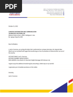 Account Termination Letter - Converge | PDF