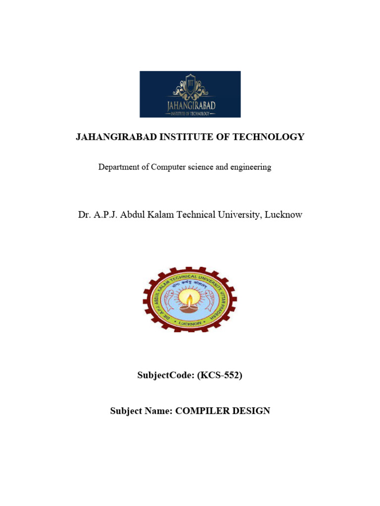 Compiler Design Lab Manual | PDF | Parsing | Computer Program