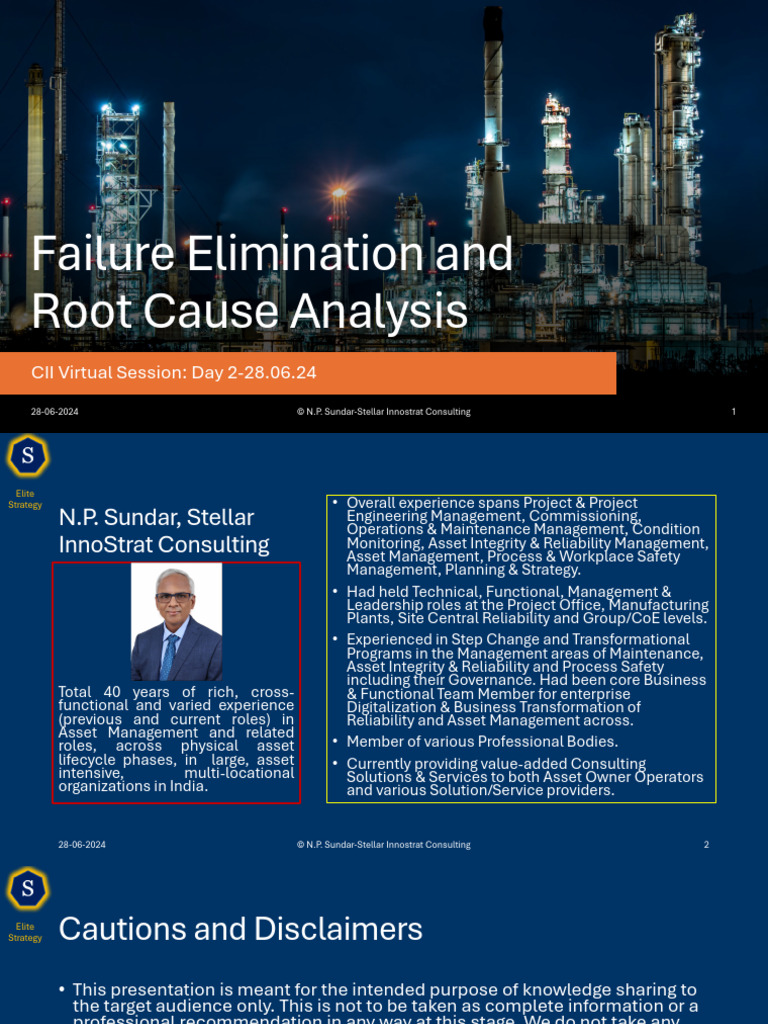 Root Cause Analysis for Asset Management | PDF | Reliability ...