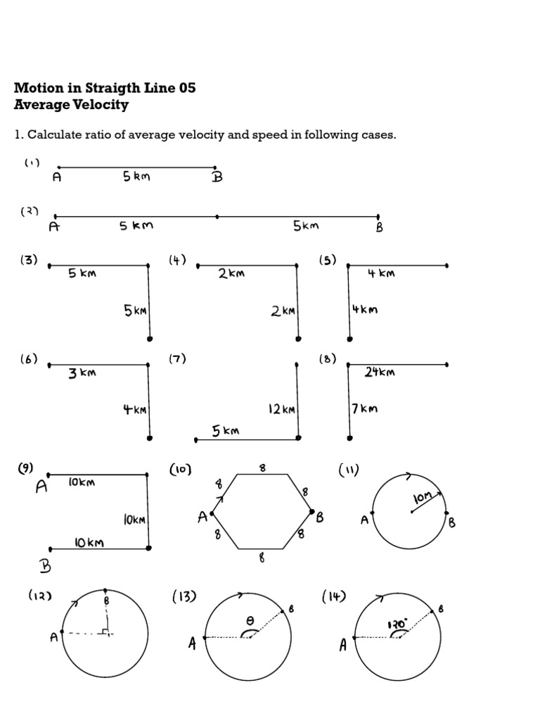 MISL 05 Average Velocity | PDF | Physics | Motion (Physics)
