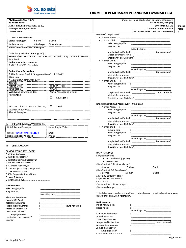 Cof GSM Enterprise | PDF