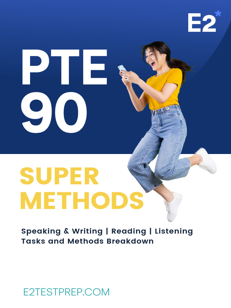 E2 Test Prep PTE Ebook Super Method (1) - 1 | PDF | Multiple Choice ...