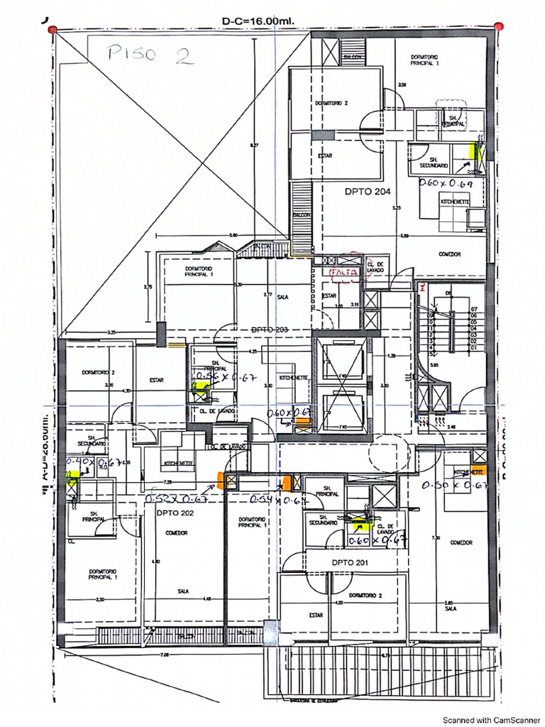 VENTANAS DE INSPECCIÓN PISO 2 AL 5 | PDF