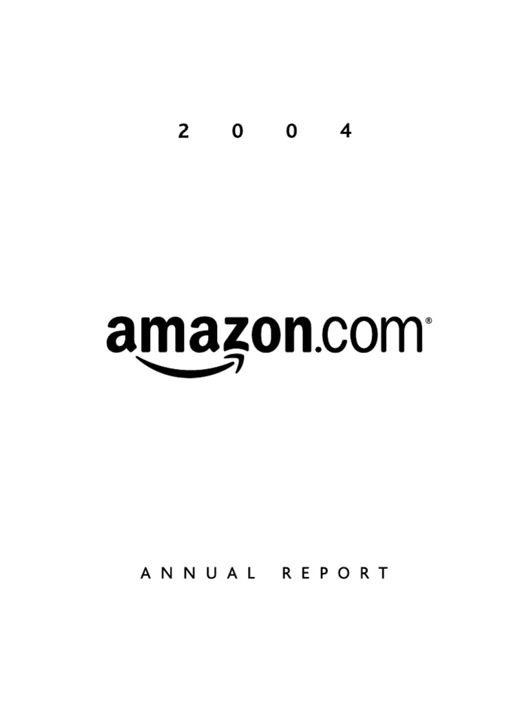 Amazon 2004 Annual Report | PDF | Amazon.Com | Form 10 K