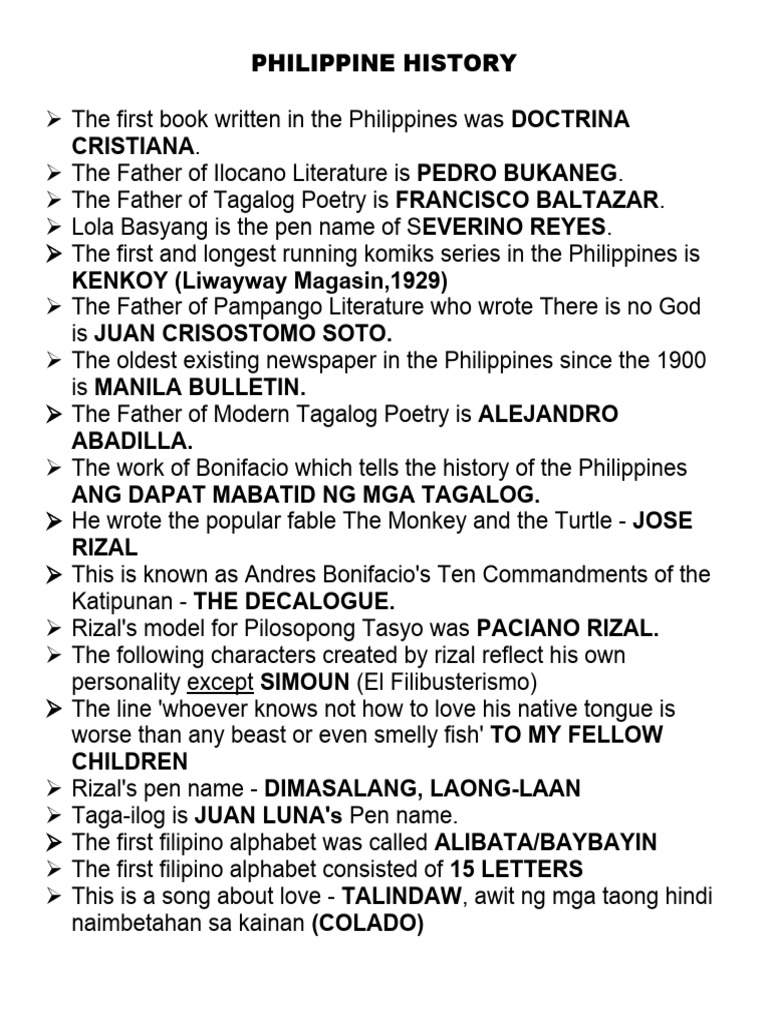 REVIEWER | PDF | Tagalog Language | Philippines REVIEWER | PDF | Tagalog Language | Philippines