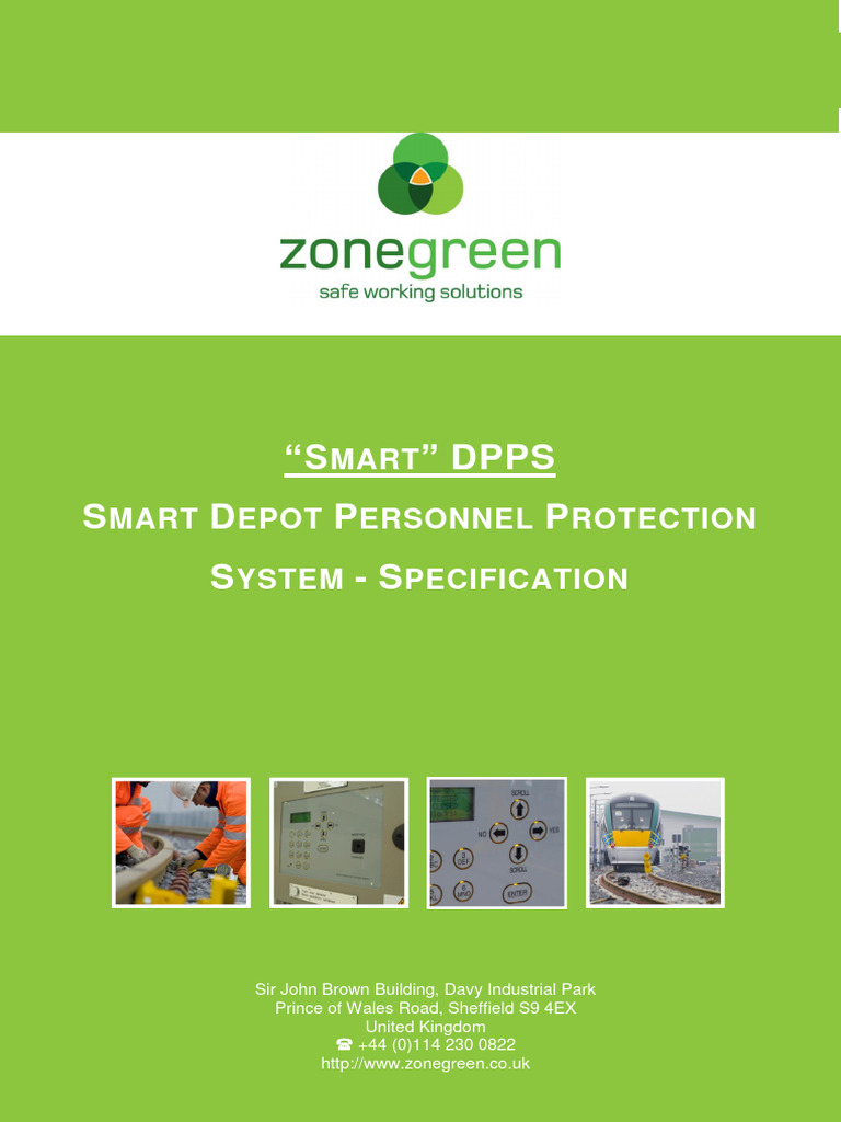 DPPS-Depot-Personnel-Protection-System-Specification | PDF | Rail Transport