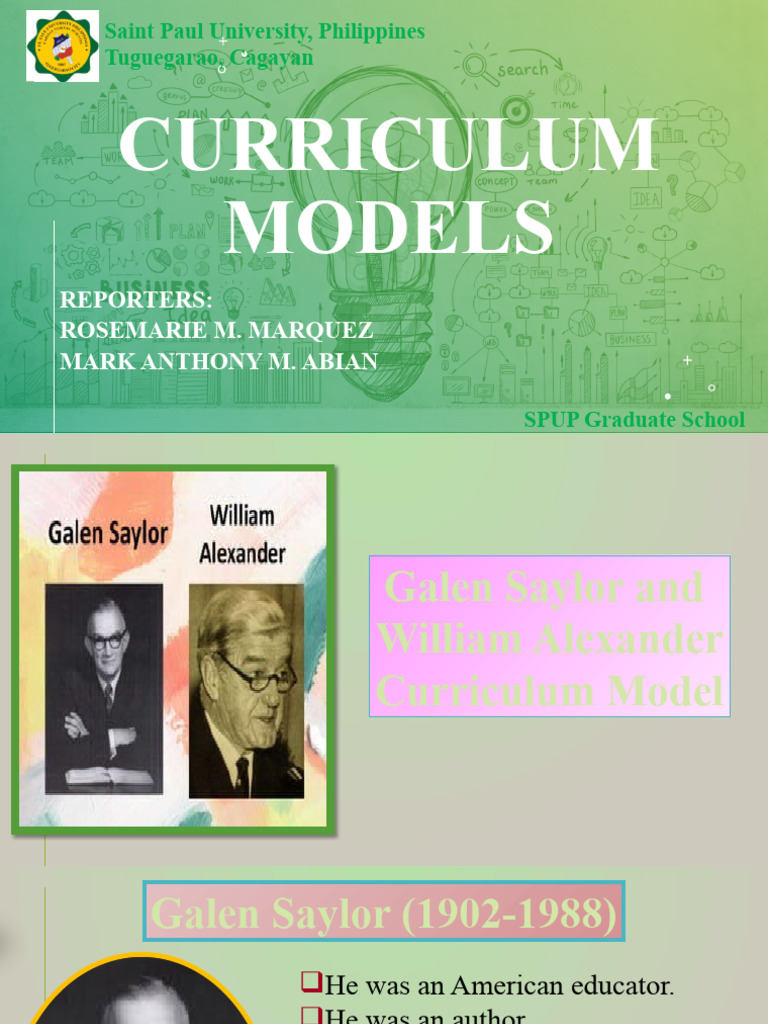Curriculum Models Report | PDF | Curriculum | Philosophy Of Education