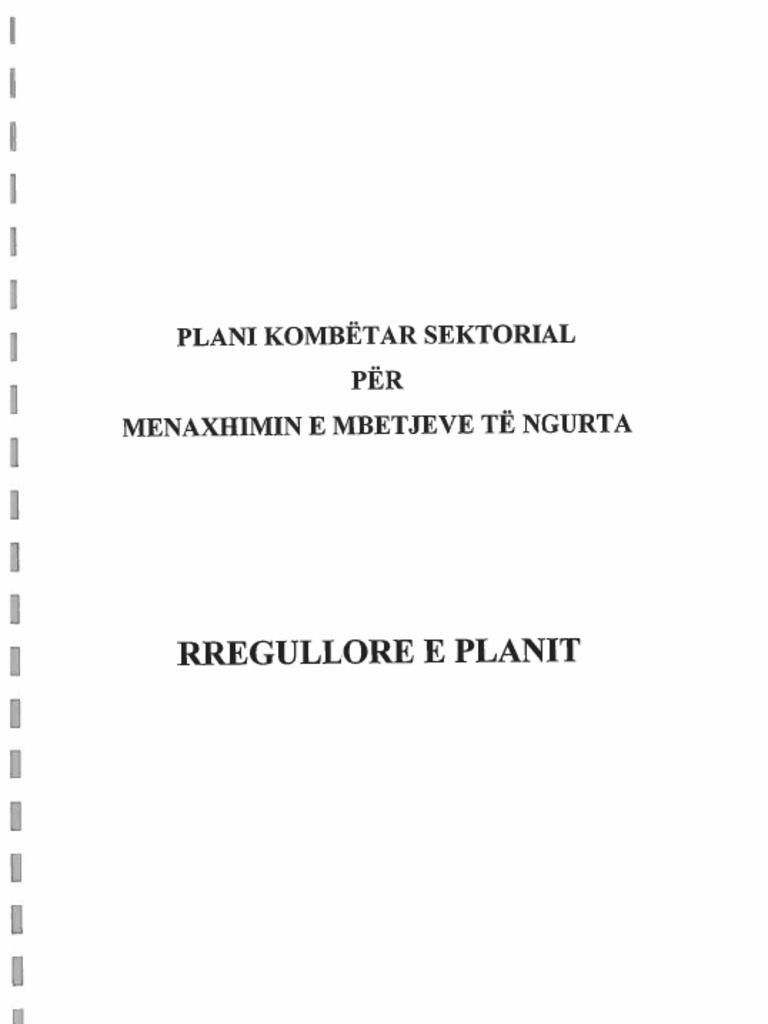 Rregullore e Planit | PDF
