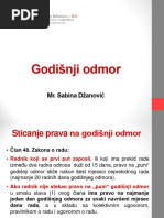 GODISNJI ODMOR Obrazac | PDF