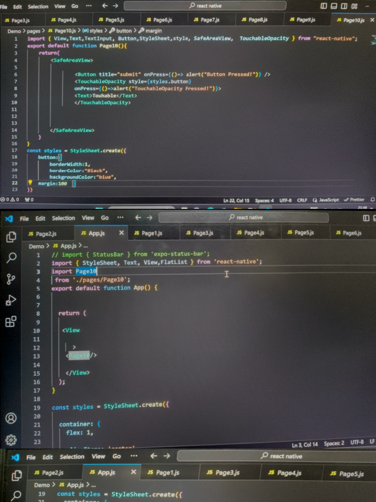 Page10.js & Button | PDF | Computing | Software