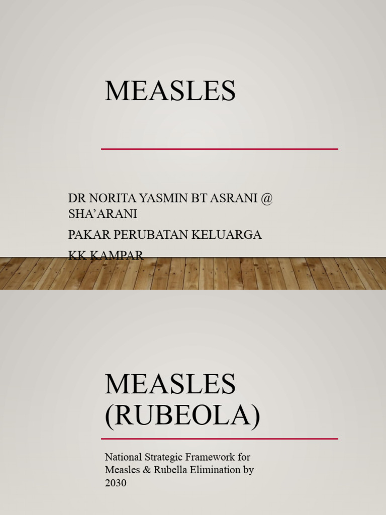 Measles VPD 2024 | PDF | Measles | Infection