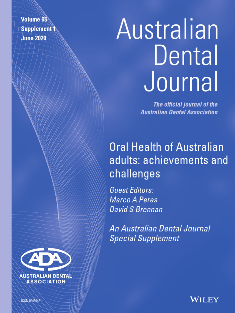 Australian Dental Journal - 2020 - - Issue Information | PDF ...