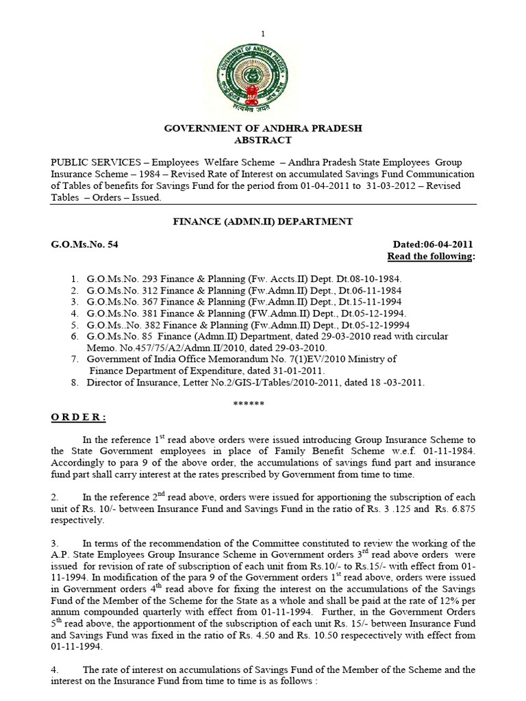 54 GIS Tables-2012 | PDF | Interest | Insurance