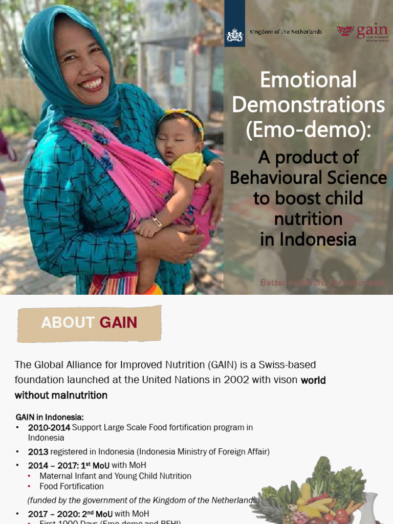 Emo-Demo: Boosting Child Nutrition in Indonesia | PDF | Malnutrition ...