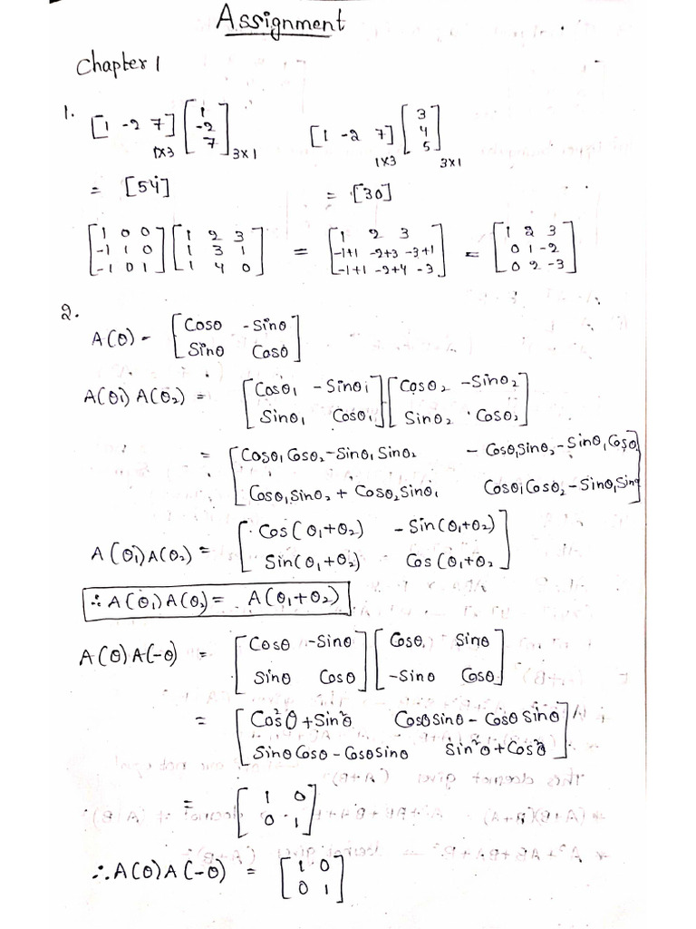 Maths Assignment | PDF