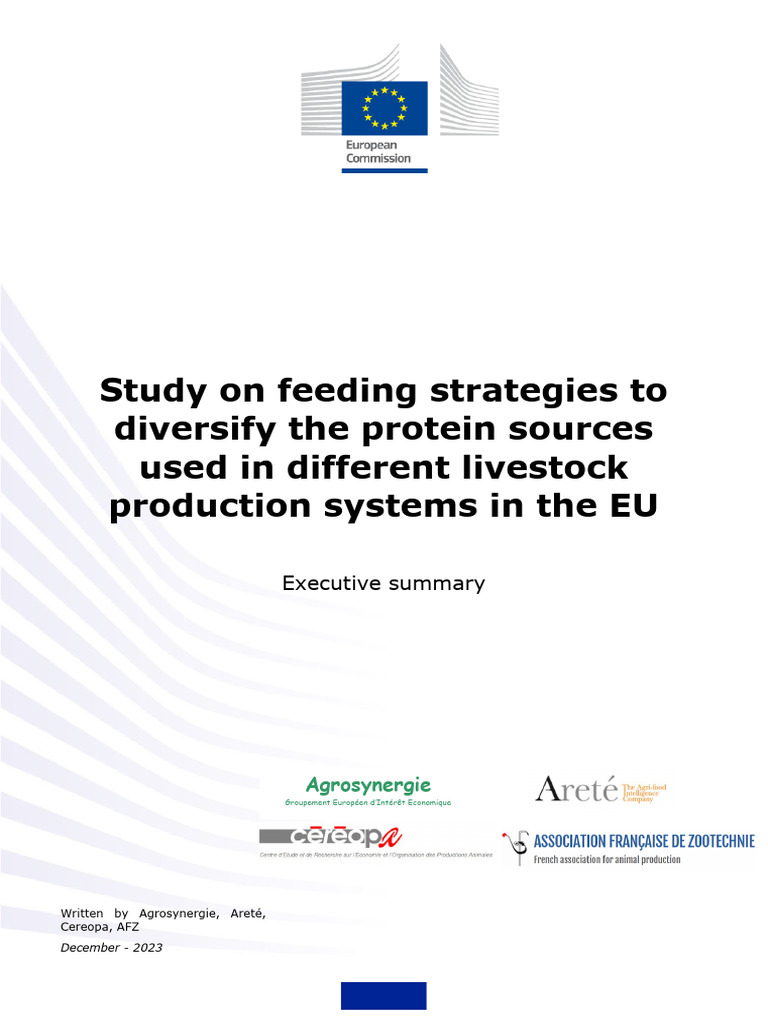 Protein study_Executive_Summary_clean EN | PDF | Soybean | Agriculture