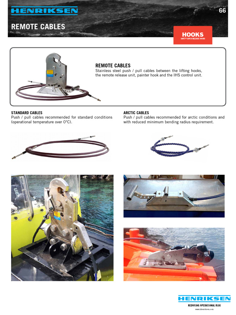 Henriksen Hook Control Cable | PDF