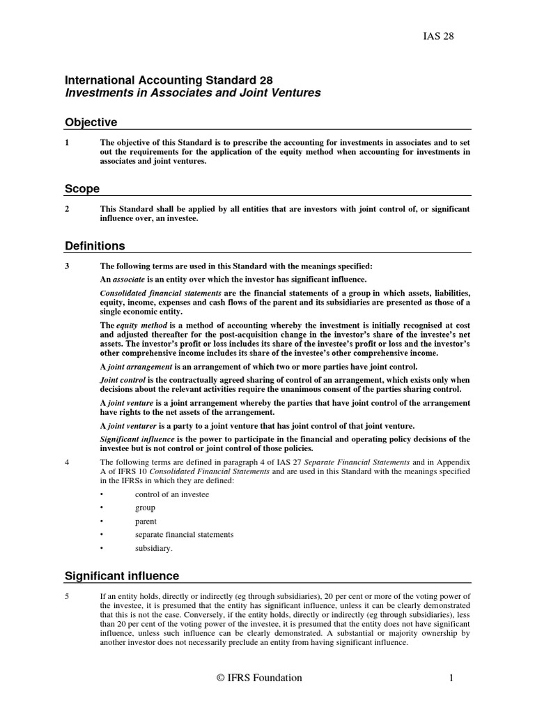 IAS-28-2023 | PDF | Fair Value | International Financial Reporting ...