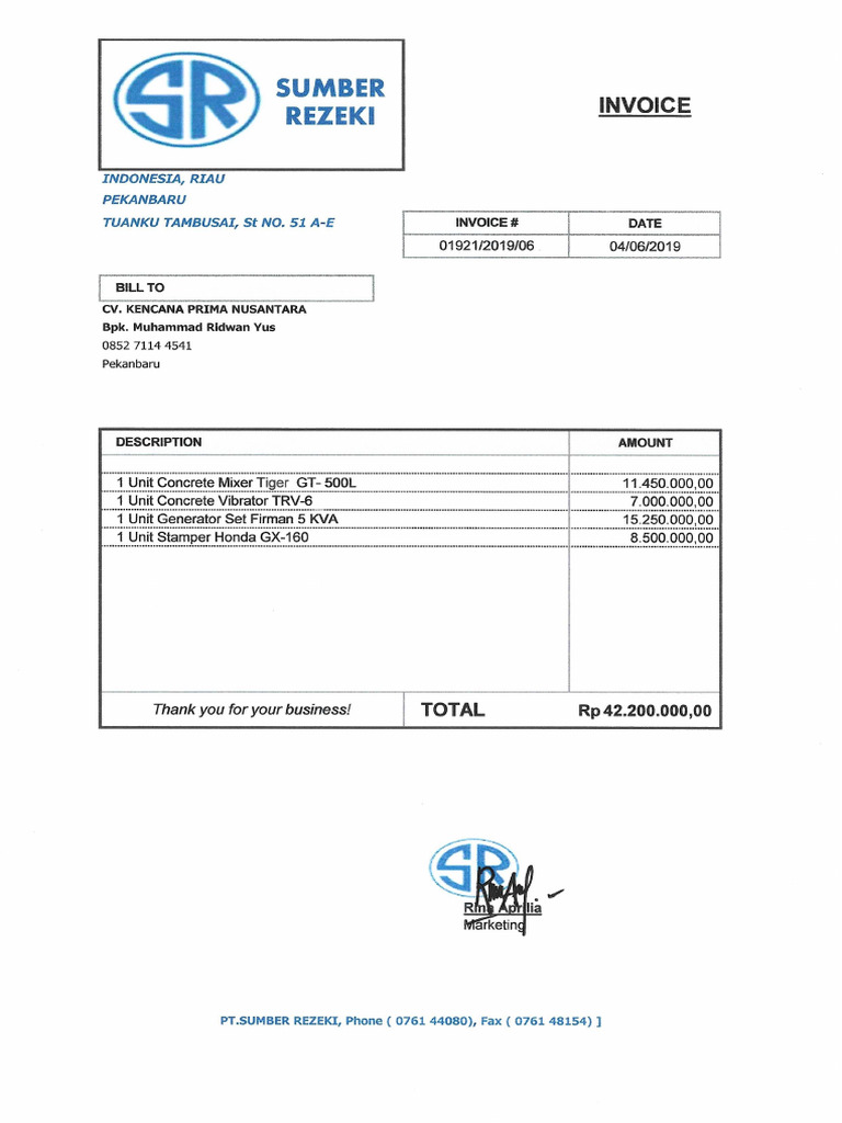 invoice molen | PDF