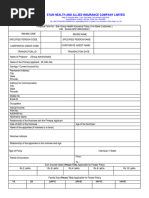 Proposal Form Yuva Bharat Health Policy | PDF | Insurance | Underwriting