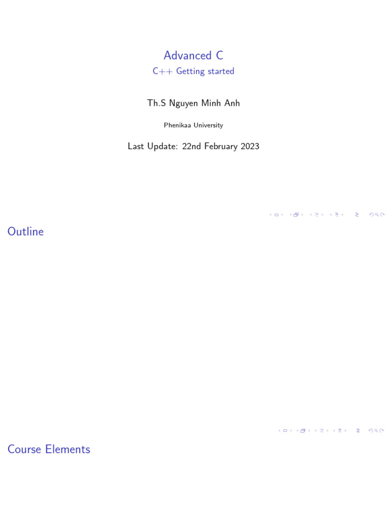 1.C++ Getting Started | PDF | C++ | Computer Programming 1.C++ Getting Started | PDF | C++ | Computer Programming