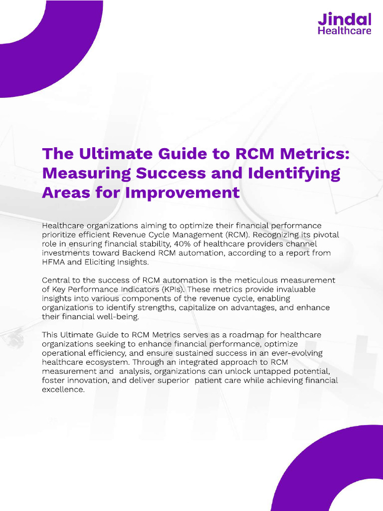 The Ultimate Guide To RCM | PDF | Performance Indicator | Health Care