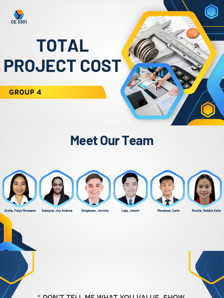 Group 4 - Total Project Cost | PDF | Bonds (Finance) | Expense