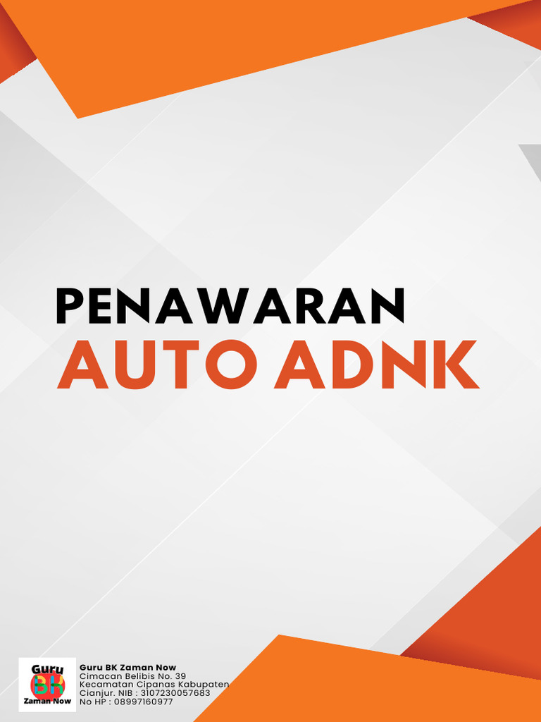 Tentang ADNK | PDF