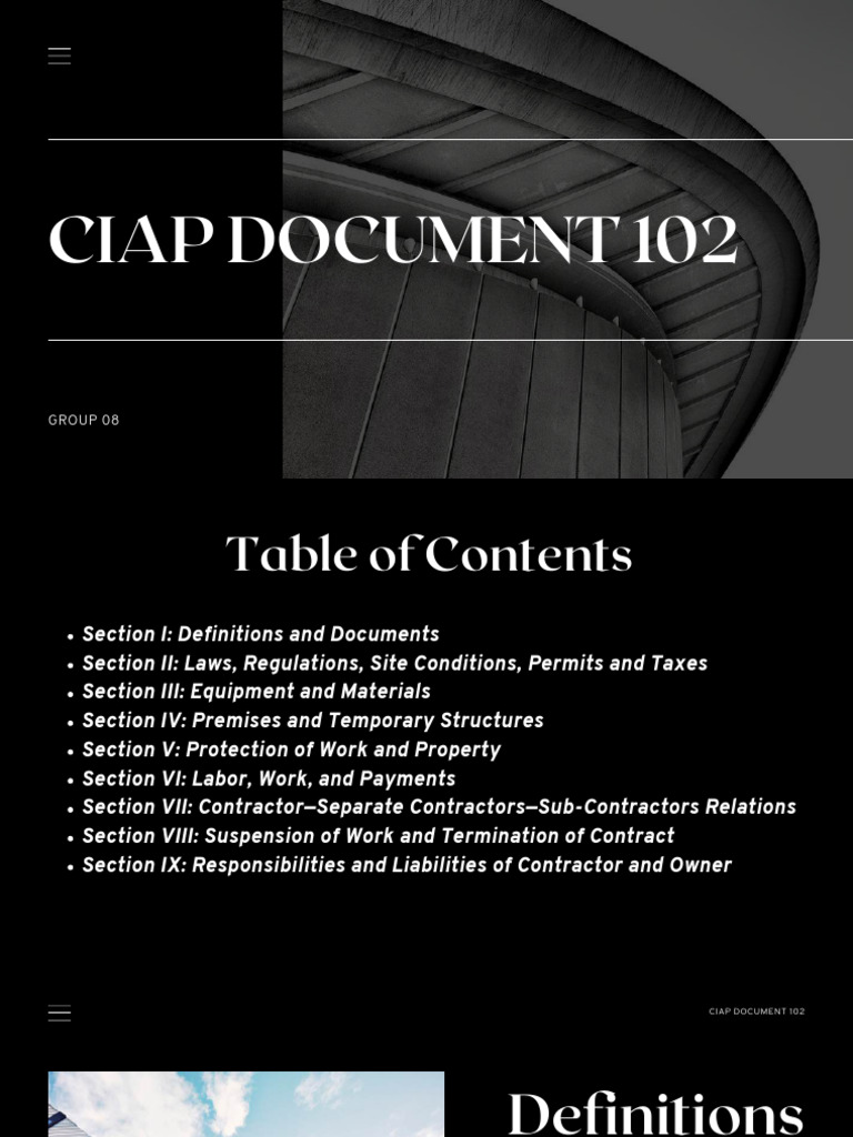Group 8 - CIAP Document 102-Compressed | PDF | Surety | General Contractor