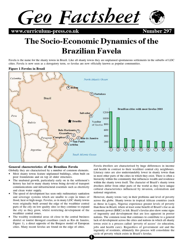 11 Geofactsheet - Brazillian Favelas | PDF | Slum | Rio De Janeiro