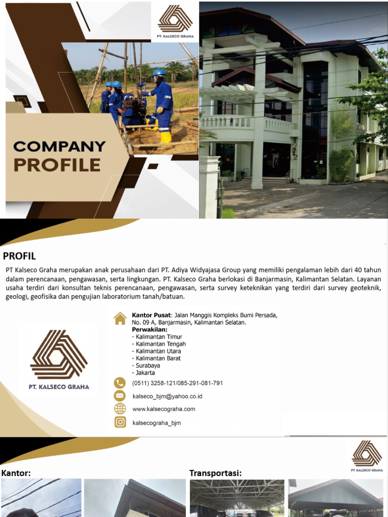 Profil Perusahaan PT Kalseco Graha | PDF