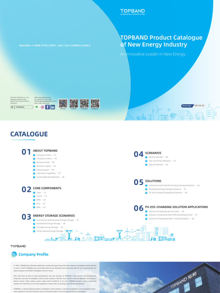 Topband Company Profile & Product Catalog | PDF | Climate Change ...