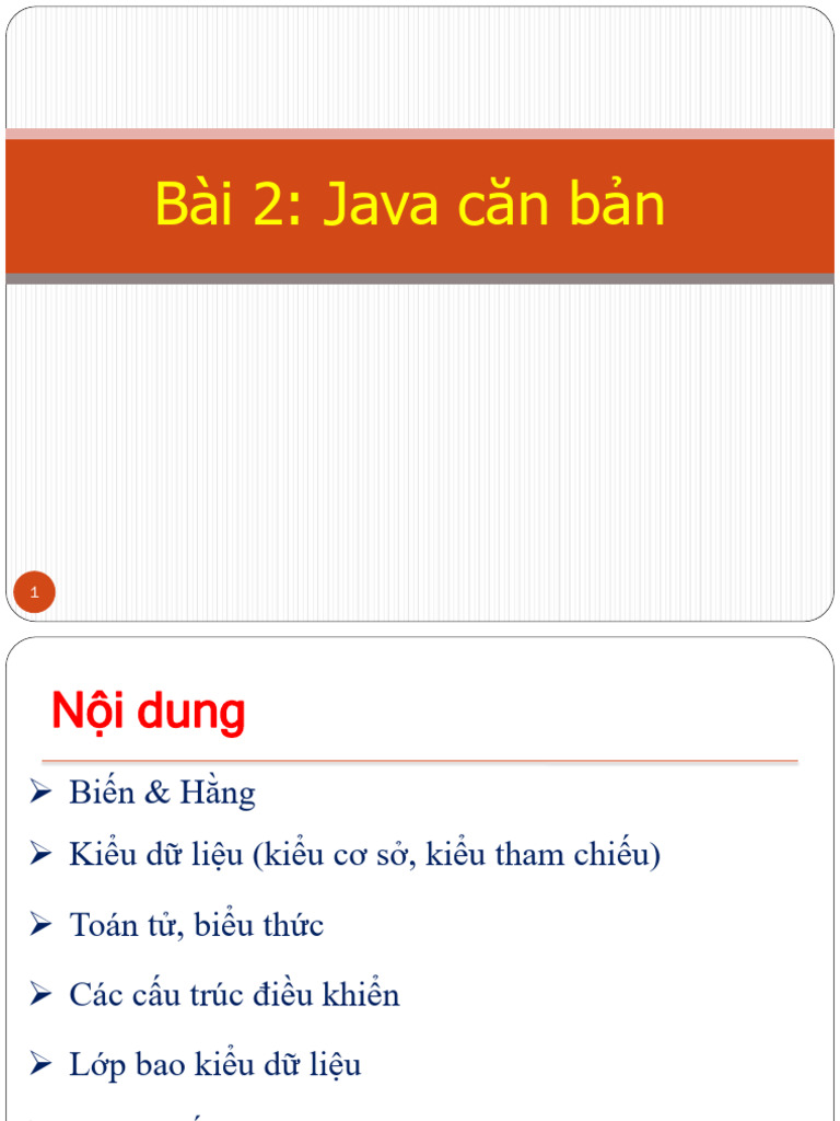 Bai 2 Java Can Ban | PDF