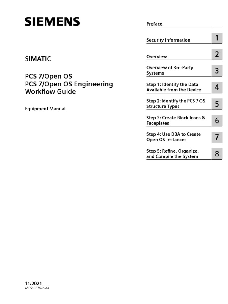 PCS7 Open OS Workflow Guide en | PDF | Microsoft Excel | Databases