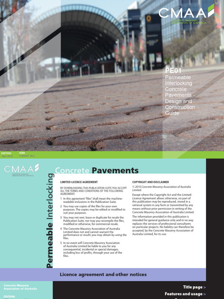 Permeable Interlocking Concrete Pavements Guide | PDF | Storm Drain ...