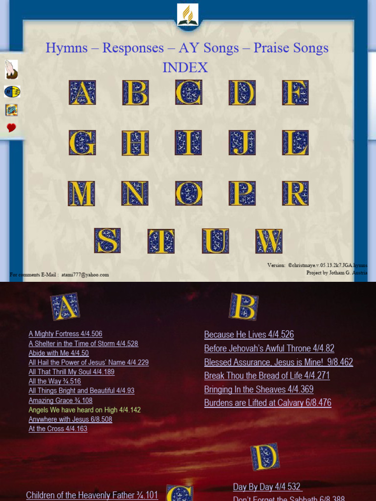 SDA Hymnals | PDF | Hymns | Religious Songs