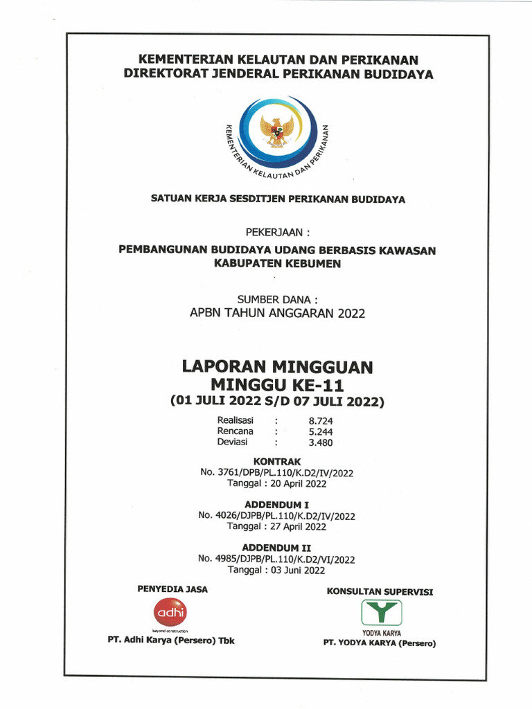 Lap Mingguan M-11 Add 2 | PDF