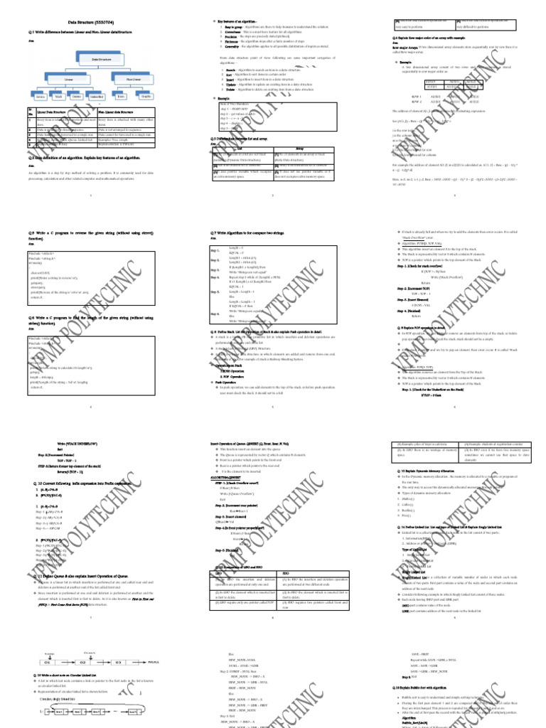 Data Structure 6 Pdf Pointer Computer Programming Queue Abstract Data Type 